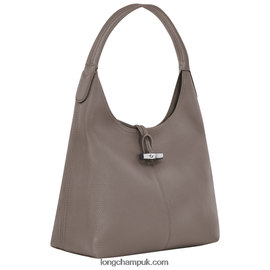 Roseau Essential Hobo bag L Women Longchamp 8RTH80358 Grey [8RTH80358 ...