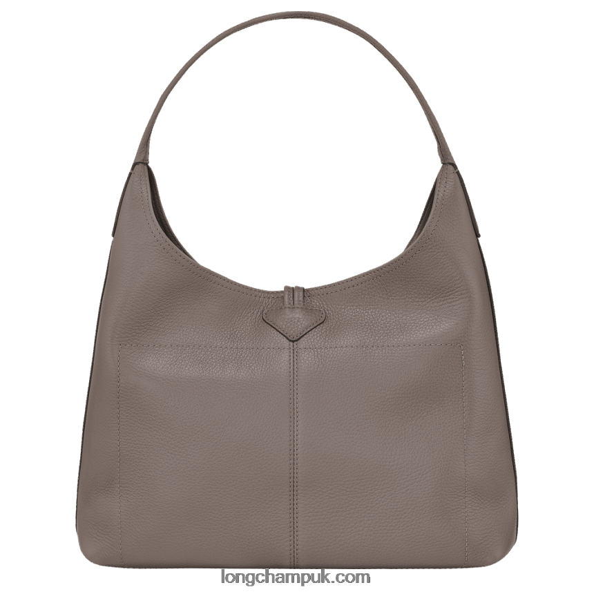 Roseau Essential Hobo bag L Women Longchamp 8RTH80358 Grey [8RTH80358 ...